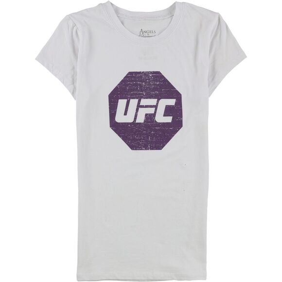 UFC | Tops | Ufc Womens Distressed Logo Graphic Tshirt White Xl | Poshmark